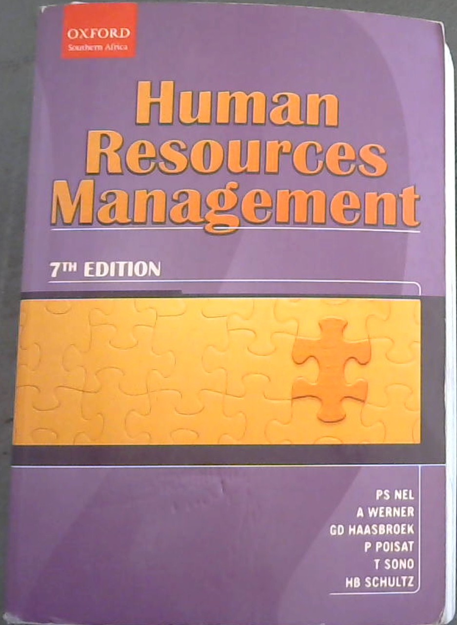 HUMAN RESOURCES MANAGEMENT. 7th Edition