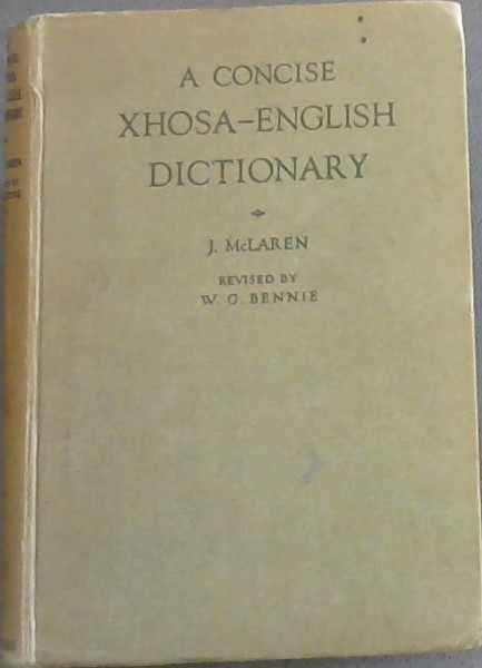 A Concise Xhosa-English Dictionary