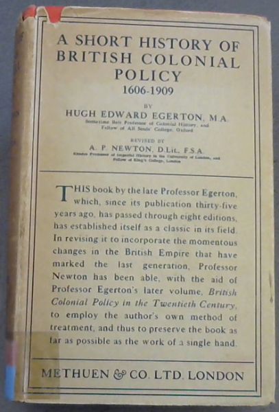 A Short History of British Colonial Policy
