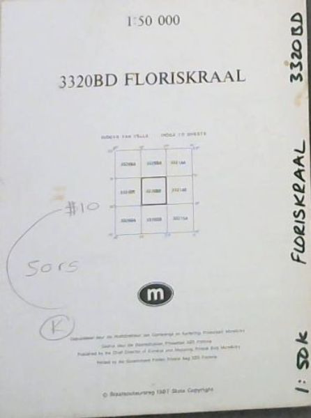 Topographical Map, South Africa: Ceres - 3319AD - 1: 50 000