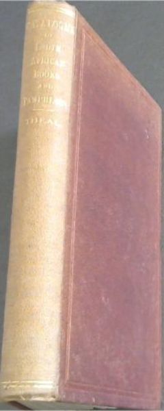 Catalogue of Books and Pamphlets