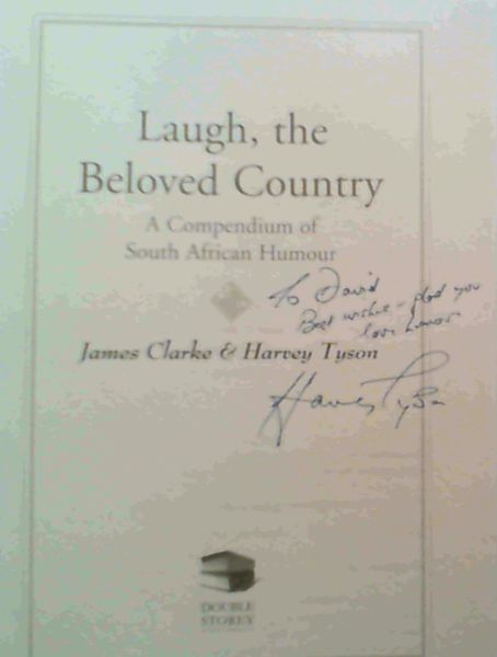 Laugh, the Beloved Country: A Compendium of South African Humour
