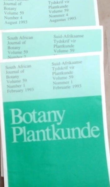 South African Journal of Botany - Suid-Afrikaanse Tydskrif vir ...