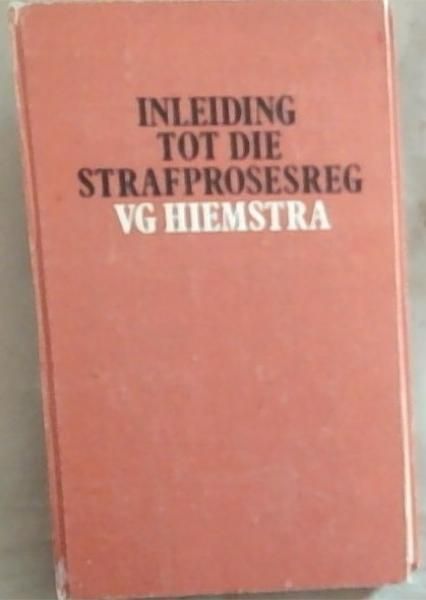Inleiding Tot Die Strafprosesreg