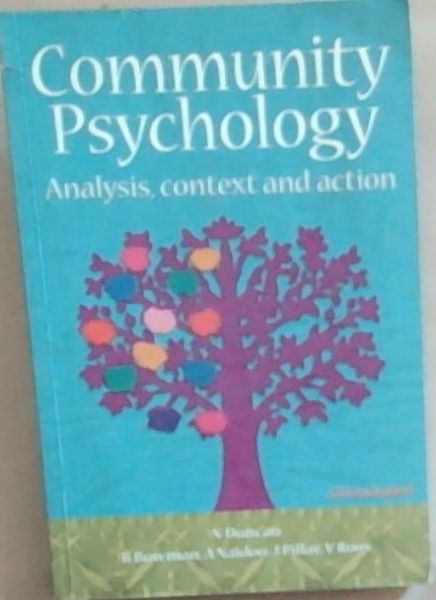 Community Psychology: Analysis, Context and Action