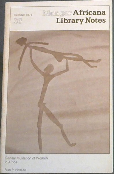 Munger Africana Library Notes , No. 36, October 1976: Genital ...
