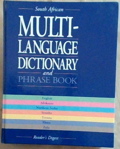 South African multi-language dictionary and phrase book: English ...