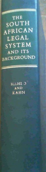 The South African Legal System and Its Background