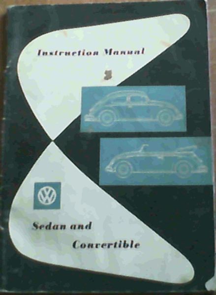 Volkswagen) Instruction Manual - Sedan and Convertible | eBay