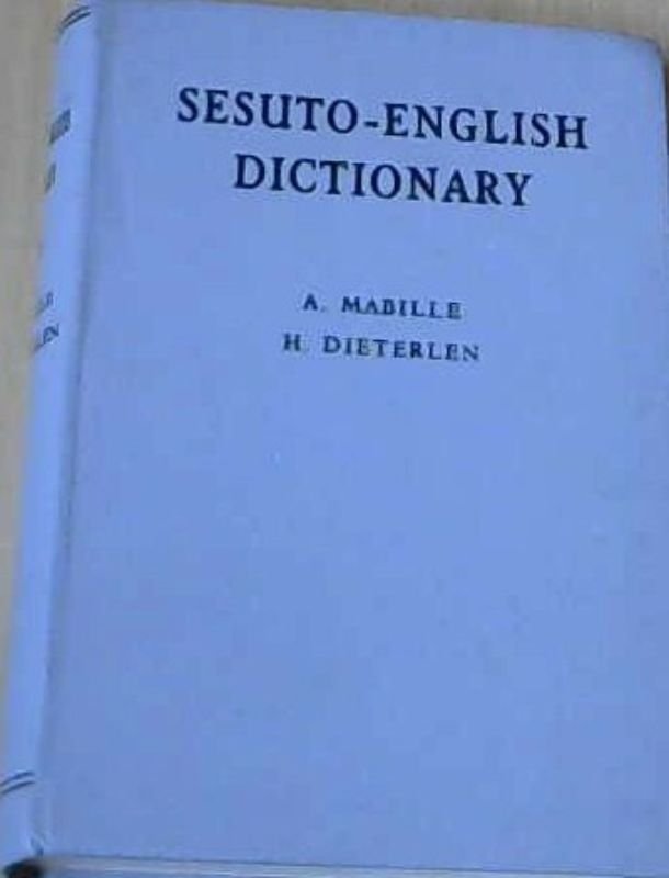 Sesuto-English Dictionary