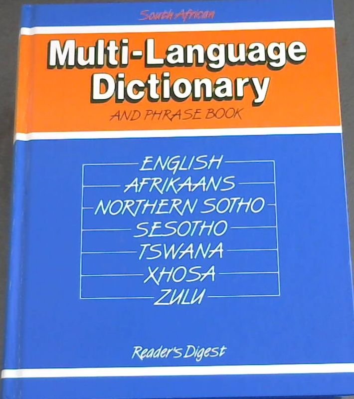 South Africa Multilanguage Dictionary and Phrase Book : English ...