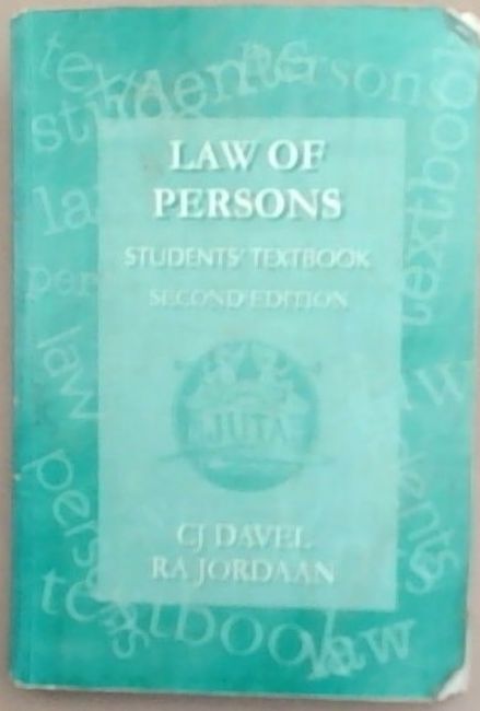 Law of Persons. Students' Textbook