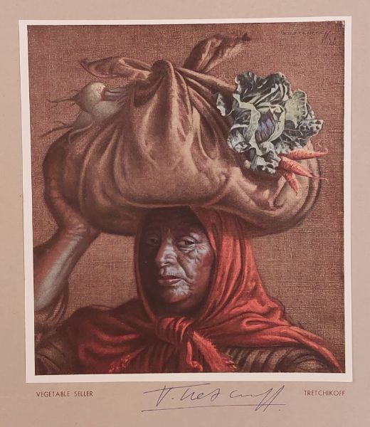 Vladimir Tretchikoff: Coon, Signed Original Colour Print