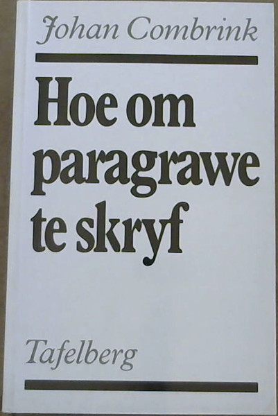 Hoe Om Paragrawe te Skryf