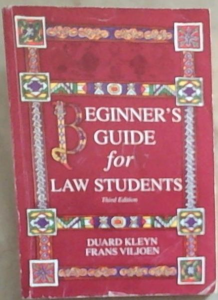 Beginner's Guide for Law Students. 3rd Edition.