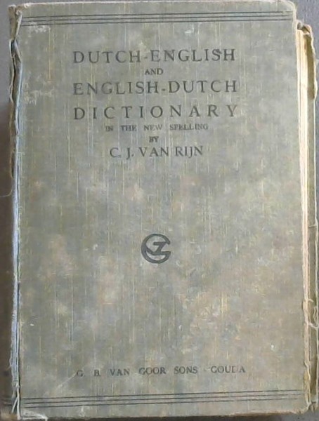 Dutch - English and English - Dutch Dictionary for South Africa ...